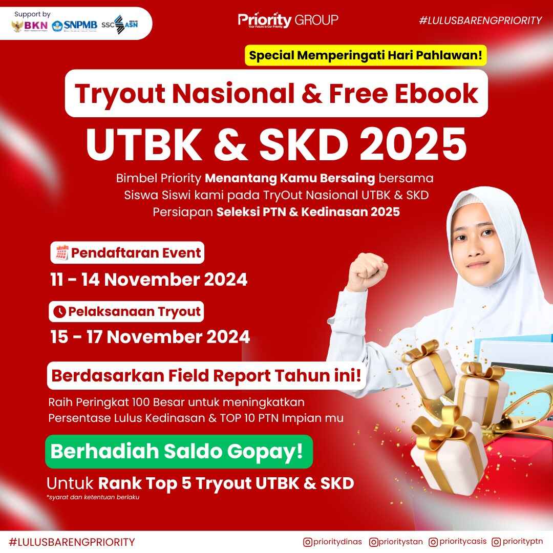 Tryout Nasional Prioirity - Bimbel Priority